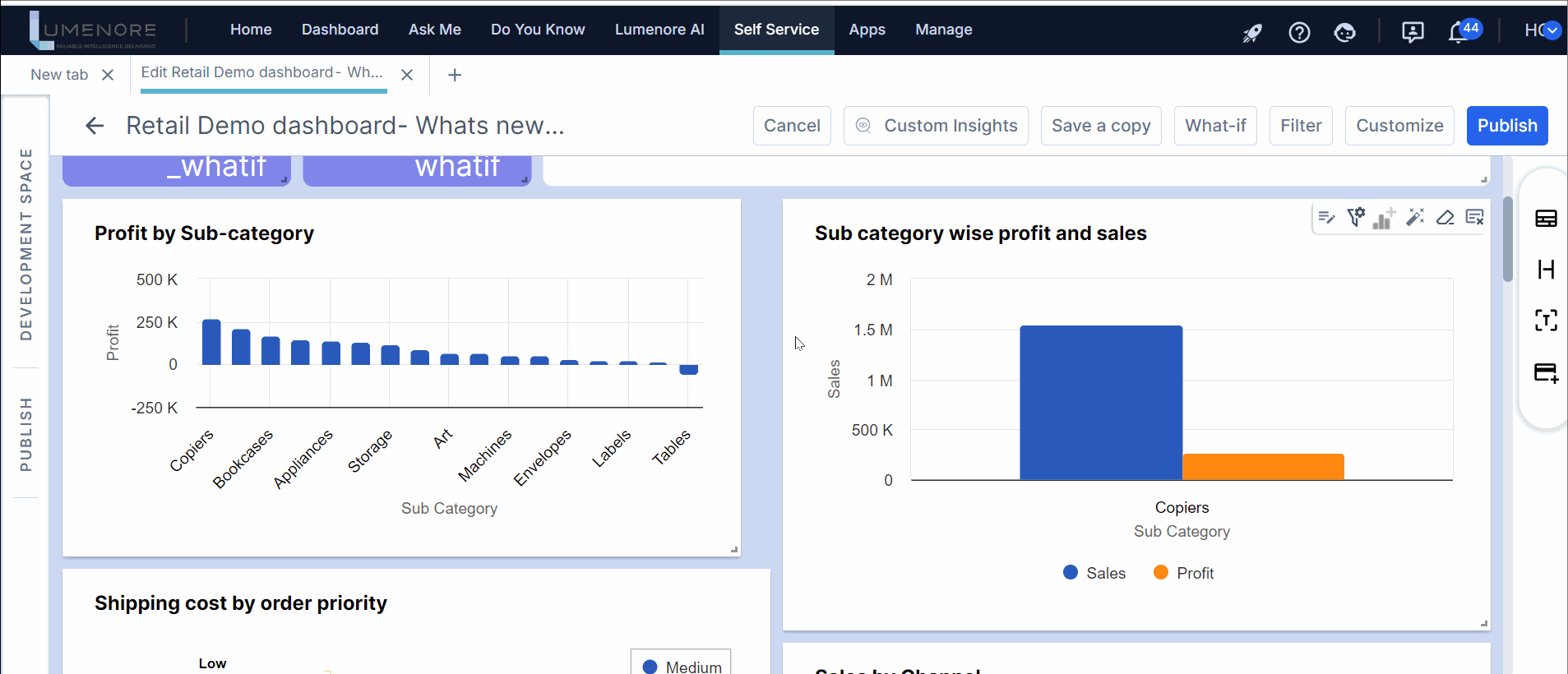 Dynamic filtering - Lumenore Knowledge Base