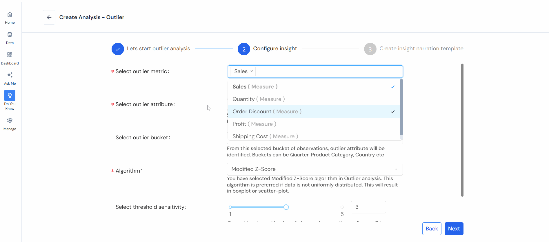 Outlier analysis - Lumenore Knowledge Base