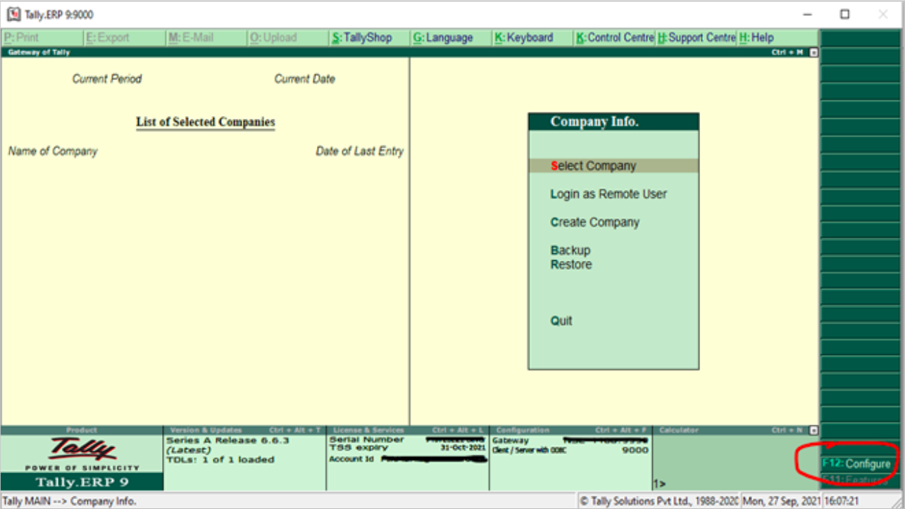 Tally - Lumenore Knowledge Base