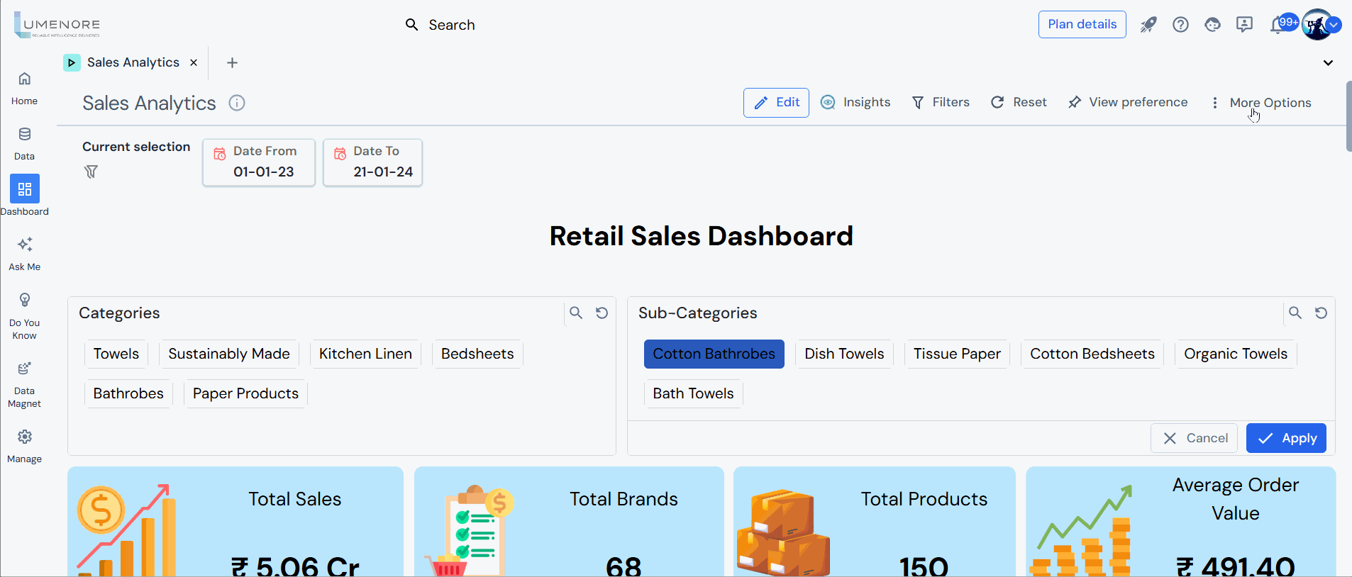 Schedule - Lumenore Knowledge Base